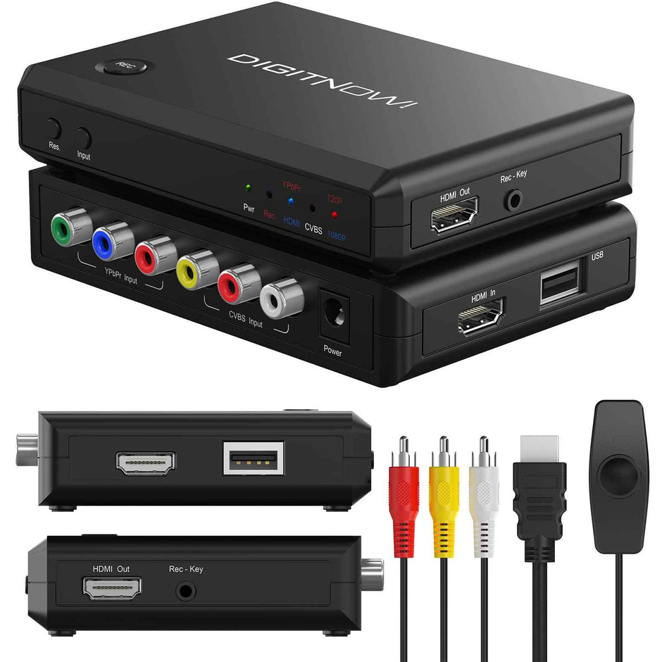HD Video Capture Box Ultimate - Capture and Stream Video from HDMI, RCA ...